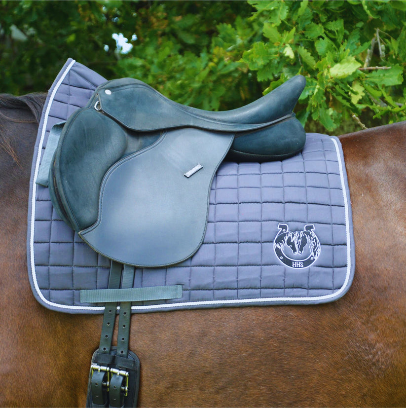 Graphite Saddle Pad - Available in Full, Warmblood and Shire Sizes ...