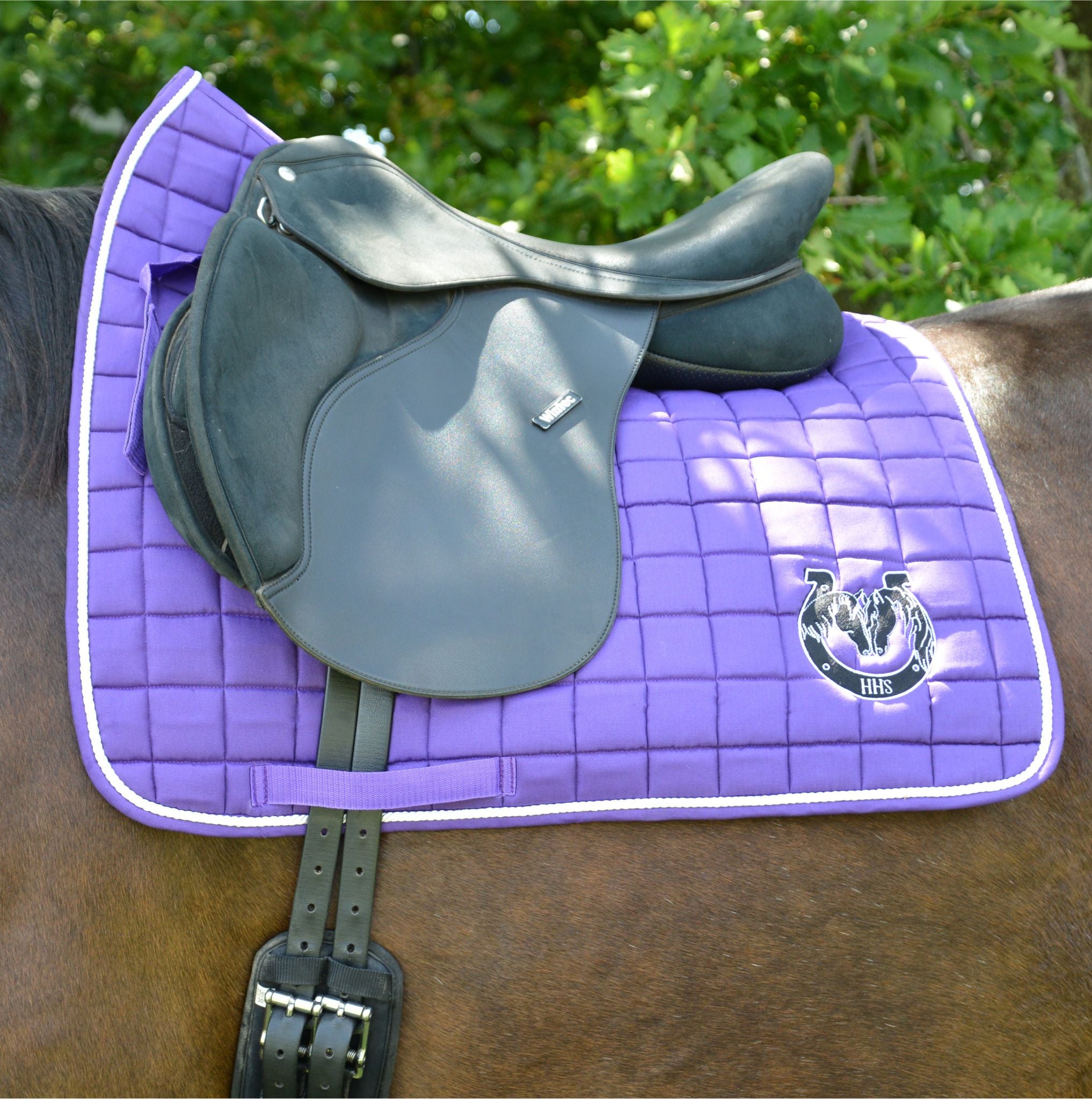 Plum Saddle Pad - Available in Full, Warmblood and Shire Sizes – Heavy ...
