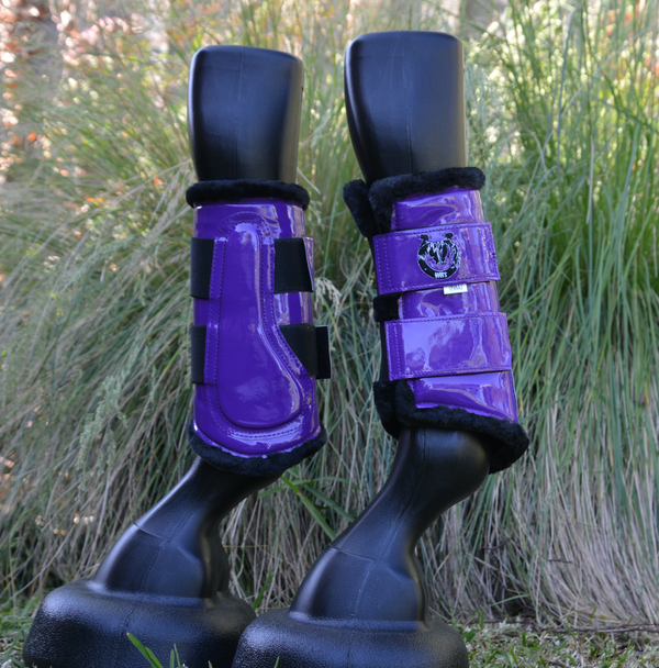 Plum Brushing Boots – Heavy Horse Supplies